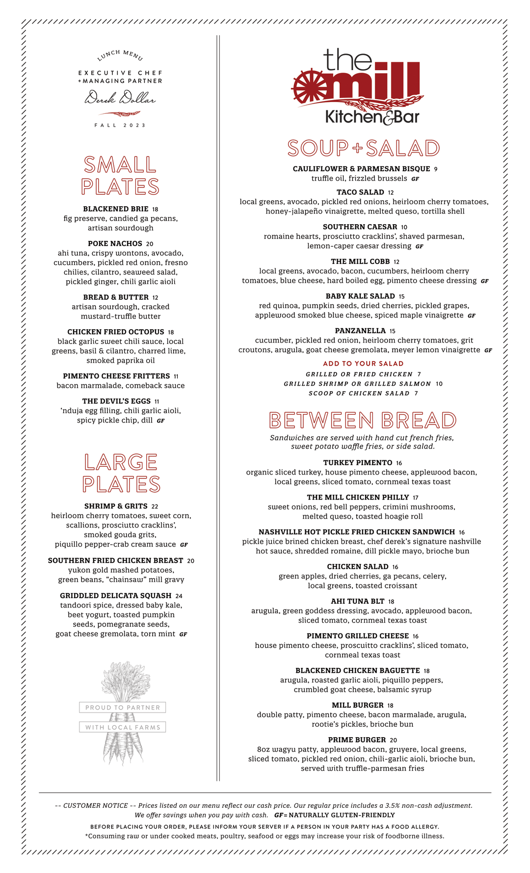 Lunch Restaurant Roswell | Southern American Cuisine | The Mill